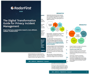 RadarFirst Privacy Incident Management Software