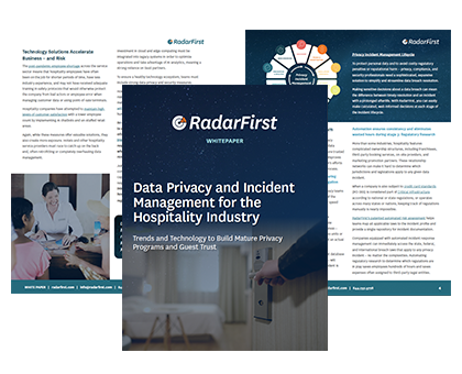 Data Privacy and Incident Management for Hospitality | RadarFirst