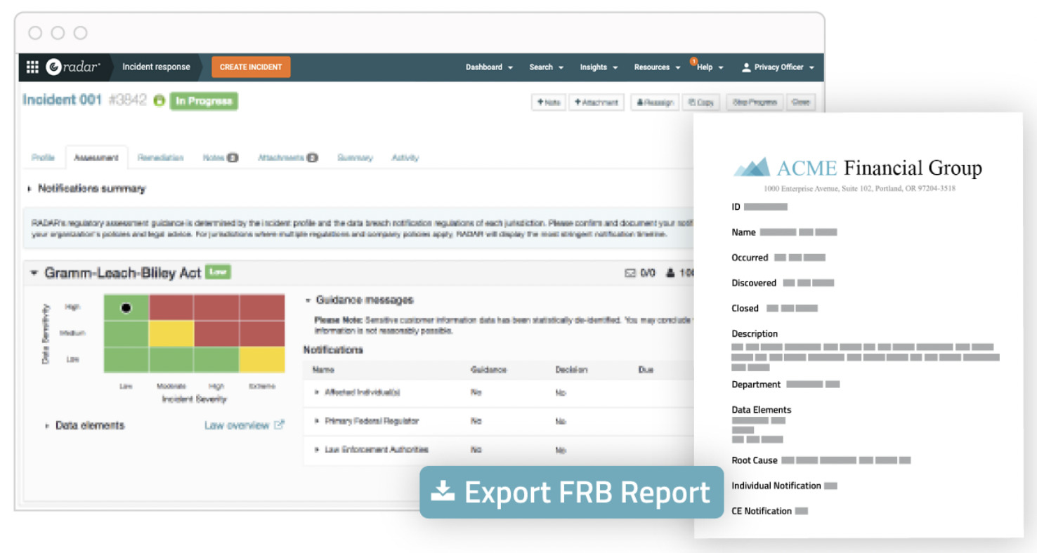 RadarFirst Actionable Insights | RadarFirst