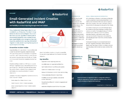 IMAP and RadarFirst | Email-Generated Incident Creation
